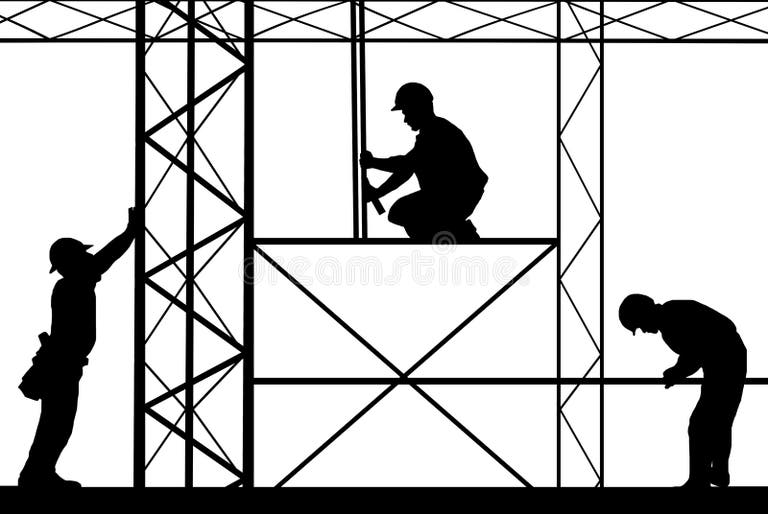Iron Workers Silhouette Stock Illustrations – 120 Iron Workers ...