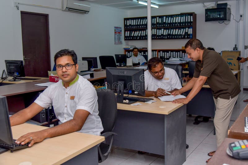 Workers of Accounts Department Doing Their Job Editorial Stock Image ...