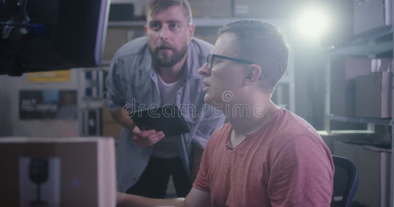 Delivery Man Arguing with Customer on Phone after Arriving at ...