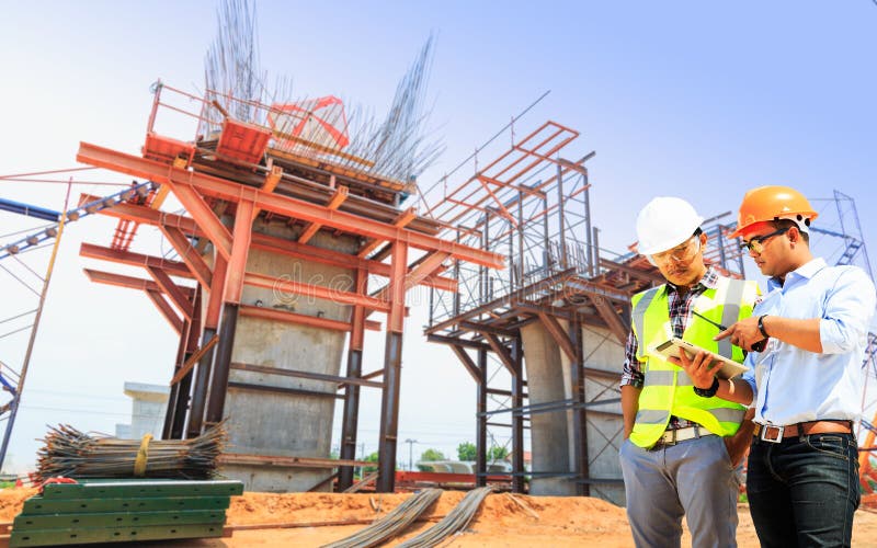 Expressway construction stock image. Image of steel - 108838455