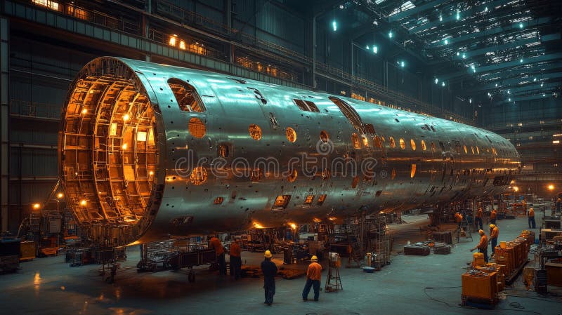 Construction of a Large Aircraft Fuselage in a Modern Manufacturing ...