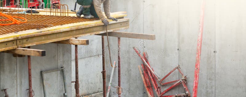 Construction site in work stock photo. Image of build - 208756376