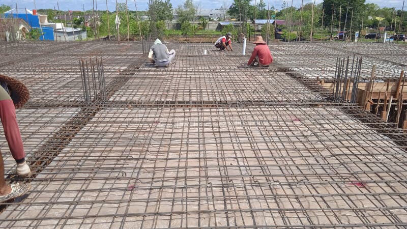 Steel Reinforcement Bar is One of the Materials Used To Build Building ...