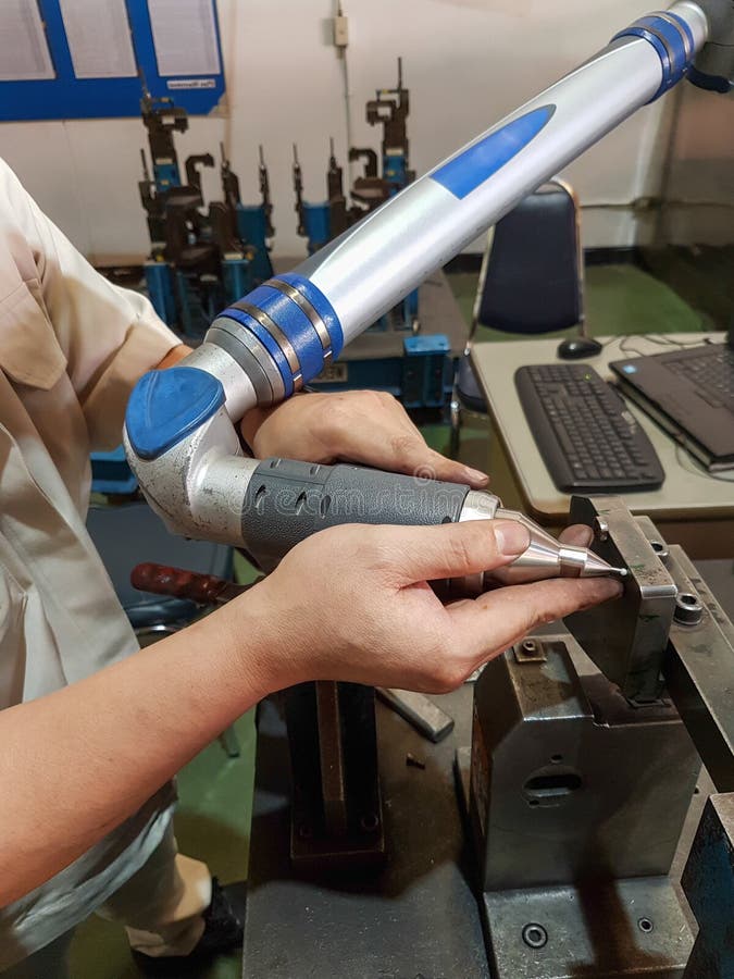 Workers, Calibration Inspection Tool Stock Image - Image of technology ...