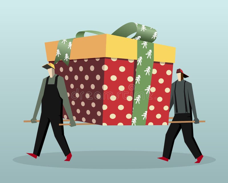 Man Carry Big Box Stock Illustrations – 674 Man Carry Big Box Stock ...