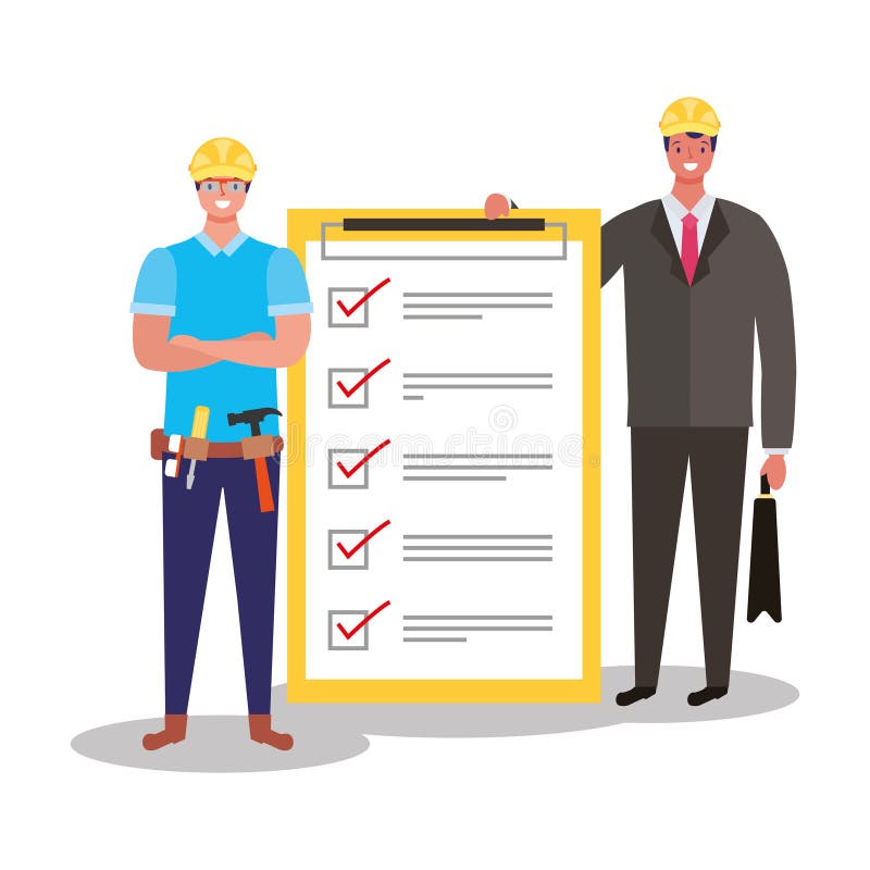 Contractor Checklist Stock Illustrations – 404 Contractor Checklist ...