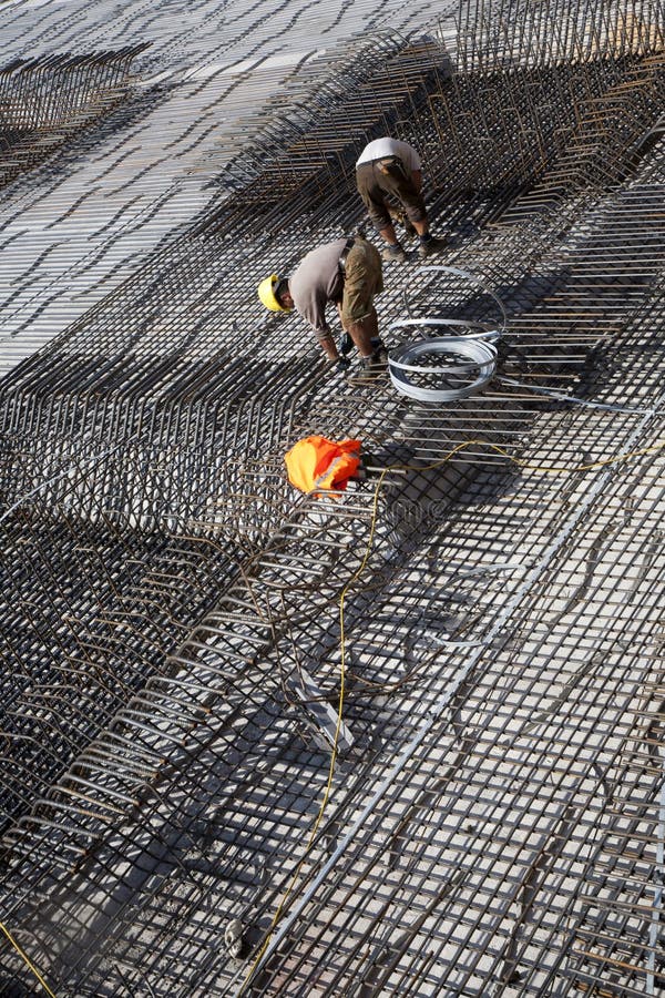 Concrete Baseplate at a Construction Site Stock Photo - Image of ...