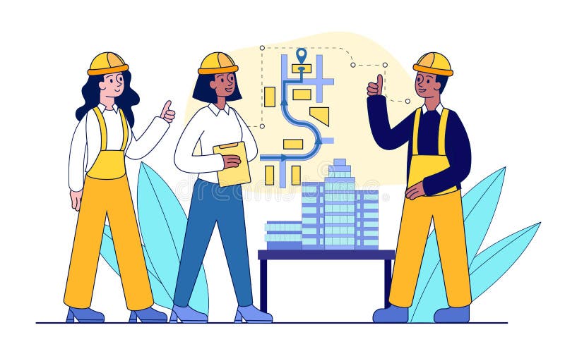 Briefing Construction Stock Illustrations – 172 Briefing Construction ...