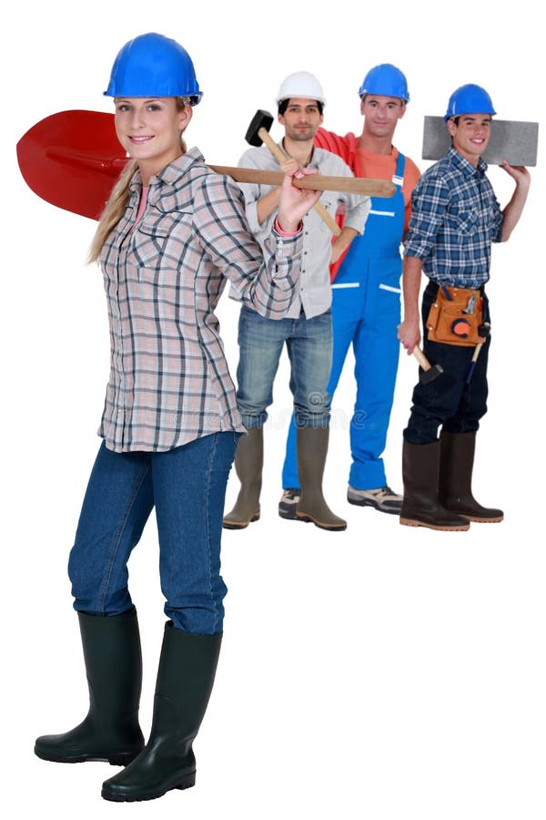 Different trades stock image. Image of projects, craftsperson - 30019681