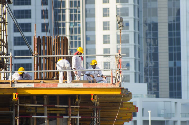 Workers,Dubai editorial photography. Image of labourers - 68112937