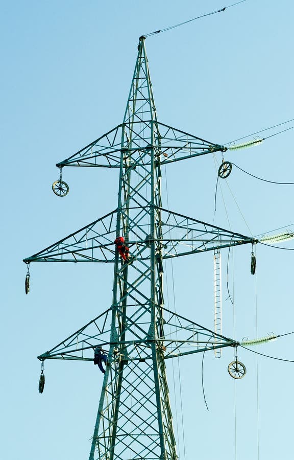 Electrical Pylon stock image. Image of engineering, carriage - 33041