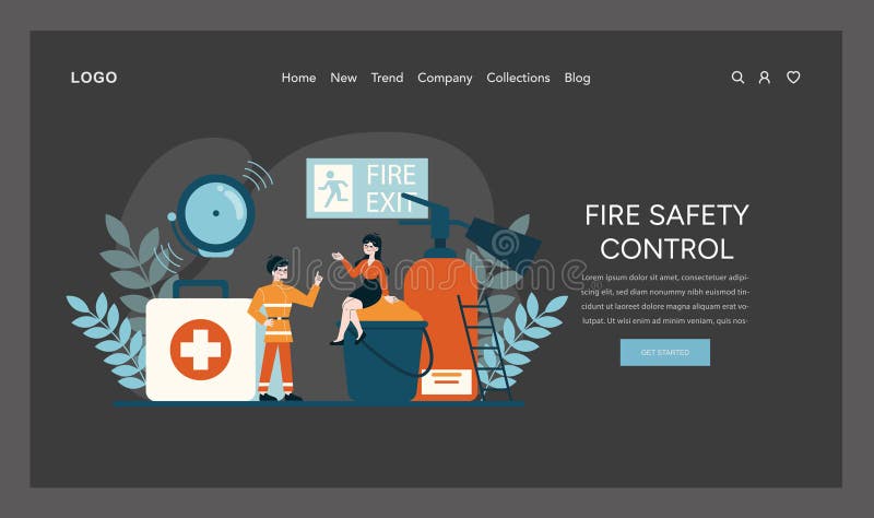 Workers Engage with Fire Safety Equipment, Promoting Alertness and ...