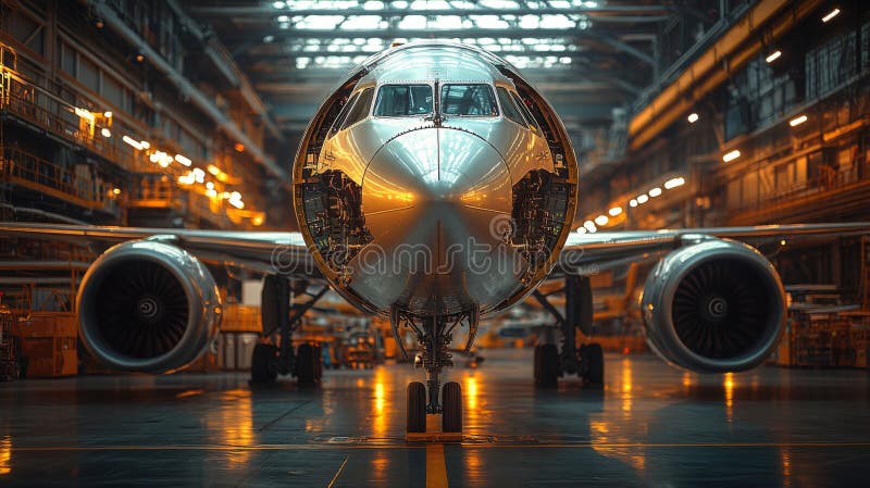 Aircraft Assembly Process in a Large Aerospace Manufacturing Facility ...