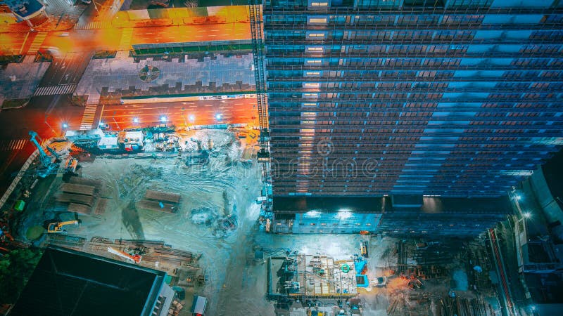 Workers are Engaged in Repairing Developmen Stock Photo - Image of ...