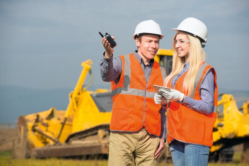 Workers in the field stock image. Image of geologist - 78201389
