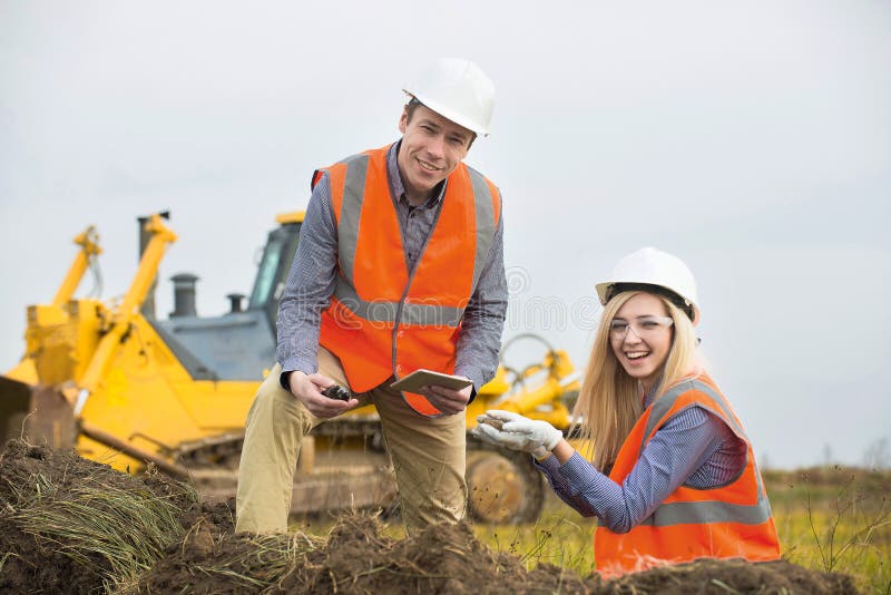 Workers Field Female Helmet Stock Photos - Free & Royalty-Free Stock ...