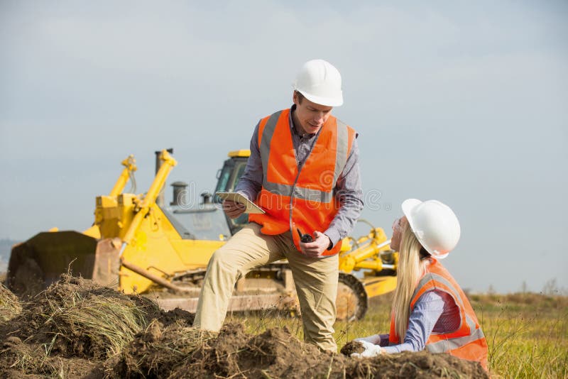 Workers in the field stock image. Image of employment - 78201809