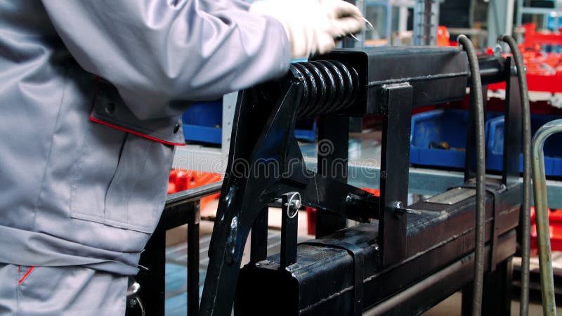 Shock Absorber Strut with Coil Spring, Modern Car Suspension System ...