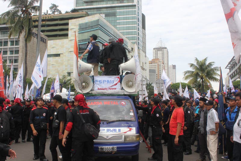 Workers Held Protest for Better Conditions Editorial Photography ...