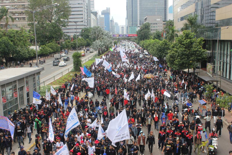 Workers Held Rally for Better Welfare Editorial Photography - Image of ...