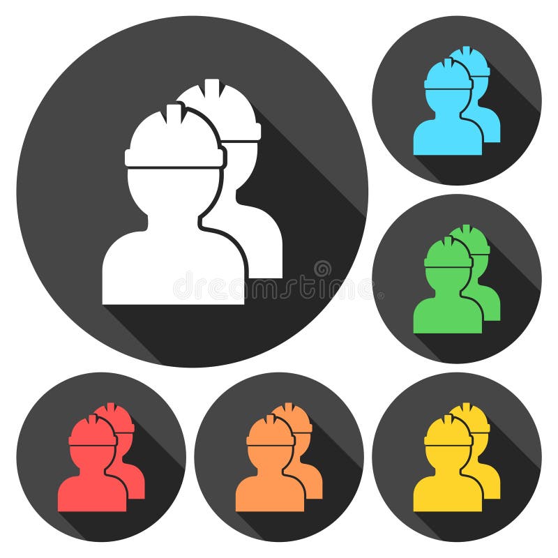 Workers shadow stock vector. Illustration of people, shadow - 28761790