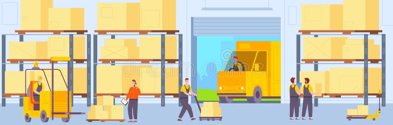 Warehouse Safety Cartoon Stock Illustrations – 504 Warehouse Safety ...