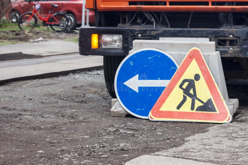 Workers Laying Hot Asphalt on the Road Surface Stock Image - Image of ...