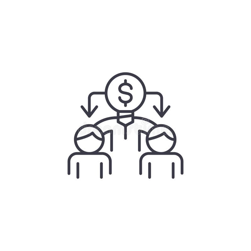 Workers Linear Icon Concept. Workers Line Vector Sign, Symbol ...