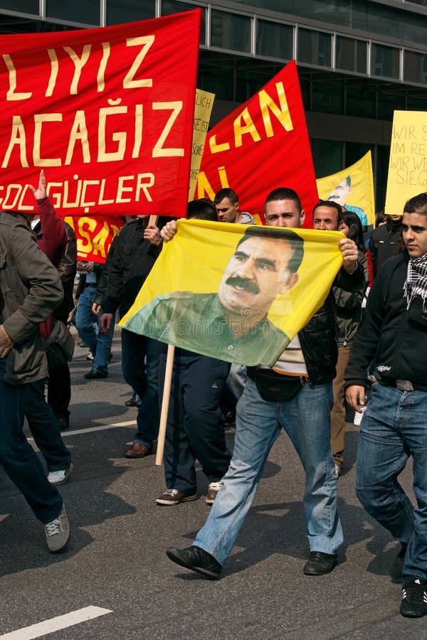 Workers Marching in Frankfurt Editorial Photography - Image of ...
