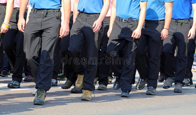 Workers Marching during the Strike To Protest the Conditions of the ...