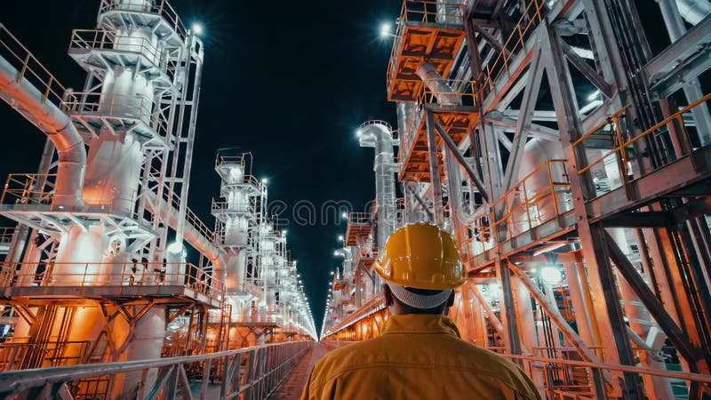 Nighttime Exploration of an Industrial Facility Reveals Intricate ...