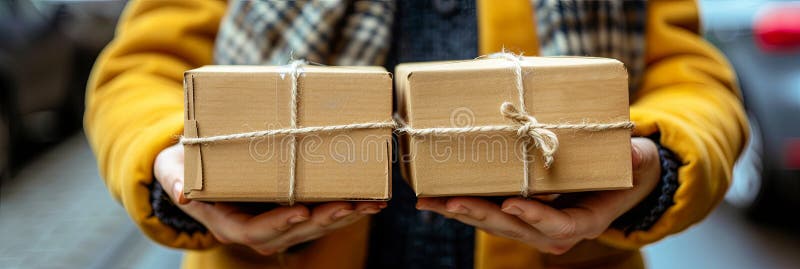 Workers on the Packaging Line of Electronics Place Finished Products on ...