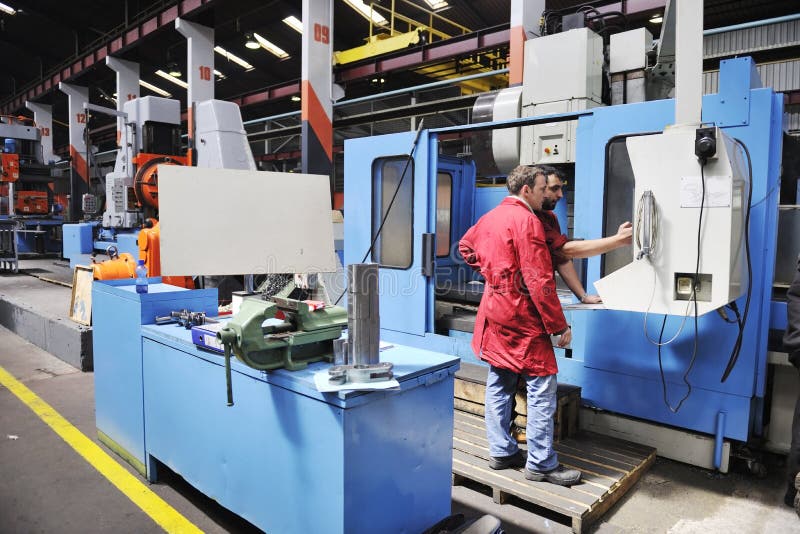 Workers people in factory stock image. Image of hardware - 14537701