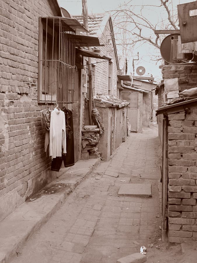 Workers quarter Beijing stock photo. Image of poor, people - 141540376