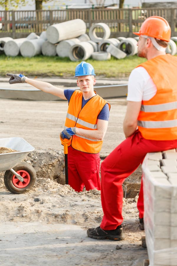 Road Construction Workers Resting Stock Photos - Free & Royalty-Free ...