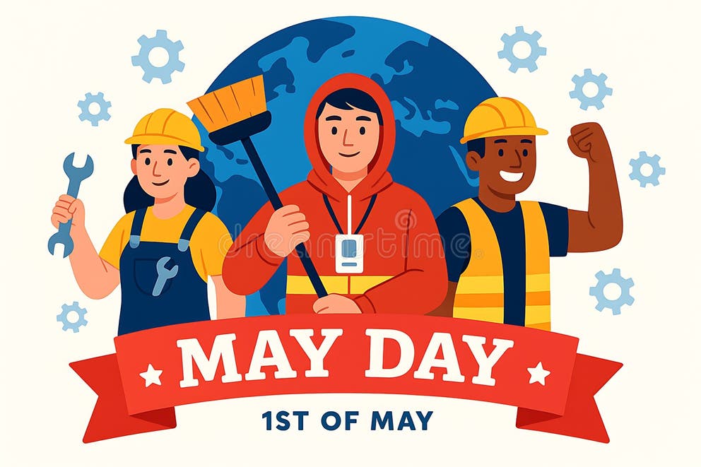 Workers Rights and Solidarity May Day Concept Ai Generated Image Stock ...