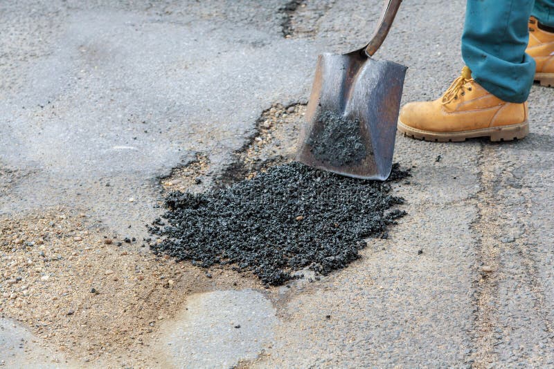 Construction Industry Worker with Electro Saw Cutting and Installing ...