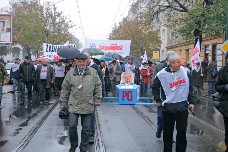 Workers strike in Poland editorial image. Image of crisis - 11502355
