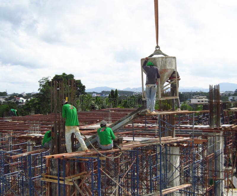 Workers on tall buildings editorial image. Image of tall - 48429340