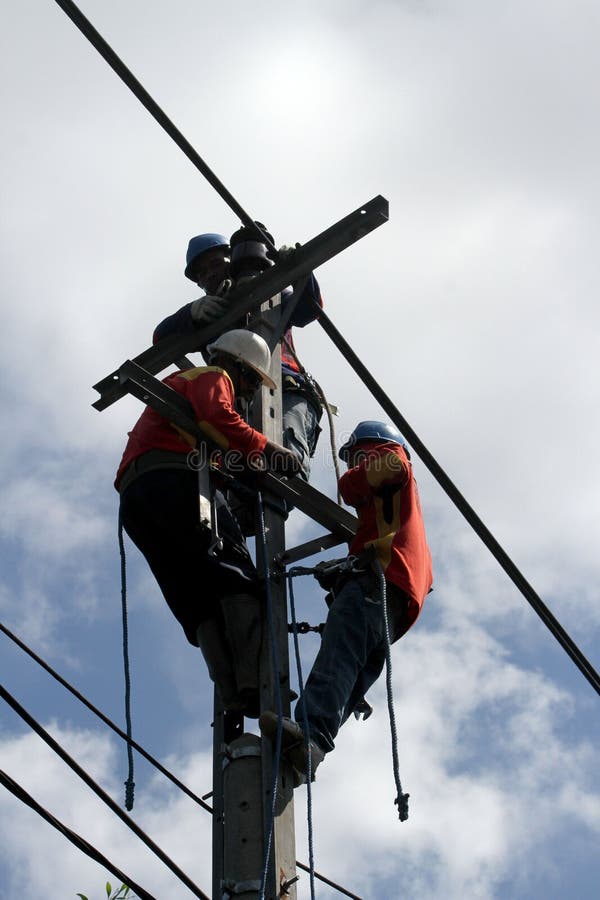 Workers editorial image. Image of network, solo, cable - 56432500