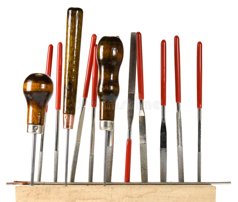 Workers Tools Isolated on White Stock Photo - Image of carpenter ...