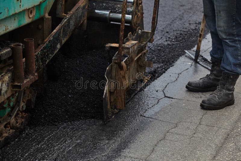 Asphalt tools industry stock photo. Image of equipment - 71878738