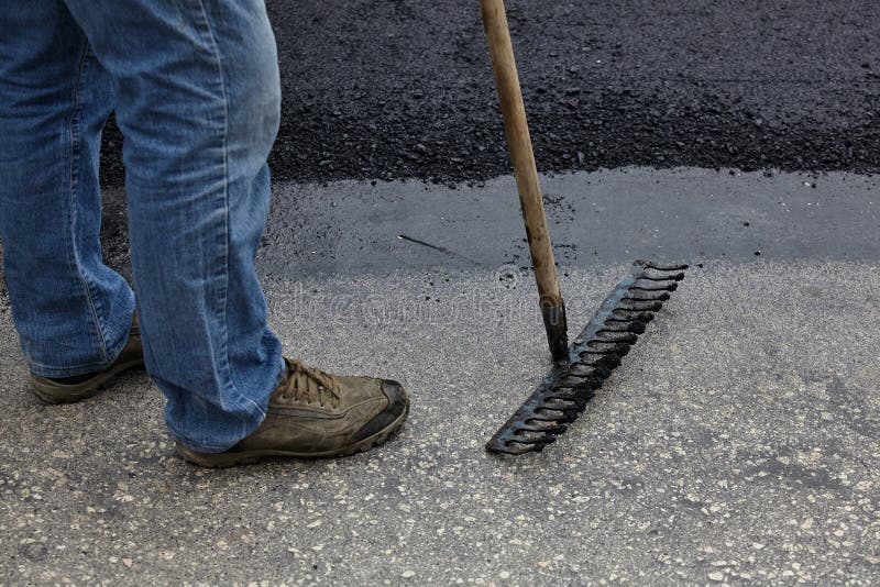 Asphalt tools industry stock photo. Image of equipment - 71878738
