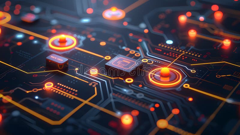 Workflow Analysis Digital Flowchart and Process Metrics Stock ...