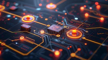 Workflow Analysis Digital Flowchart and Process Metrics Stock ...
