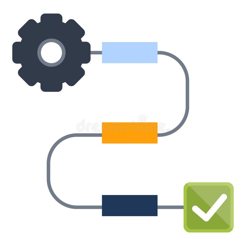 Workflow Automation System Starting with Gear Symbol for Successful ...