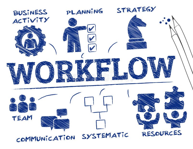 Workflow Clipart