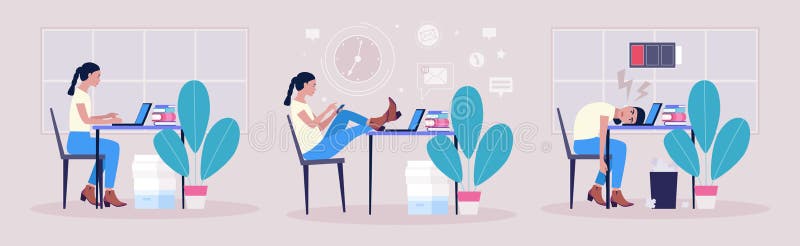 Workflow concept stock vector. Illustration of online - 204096796