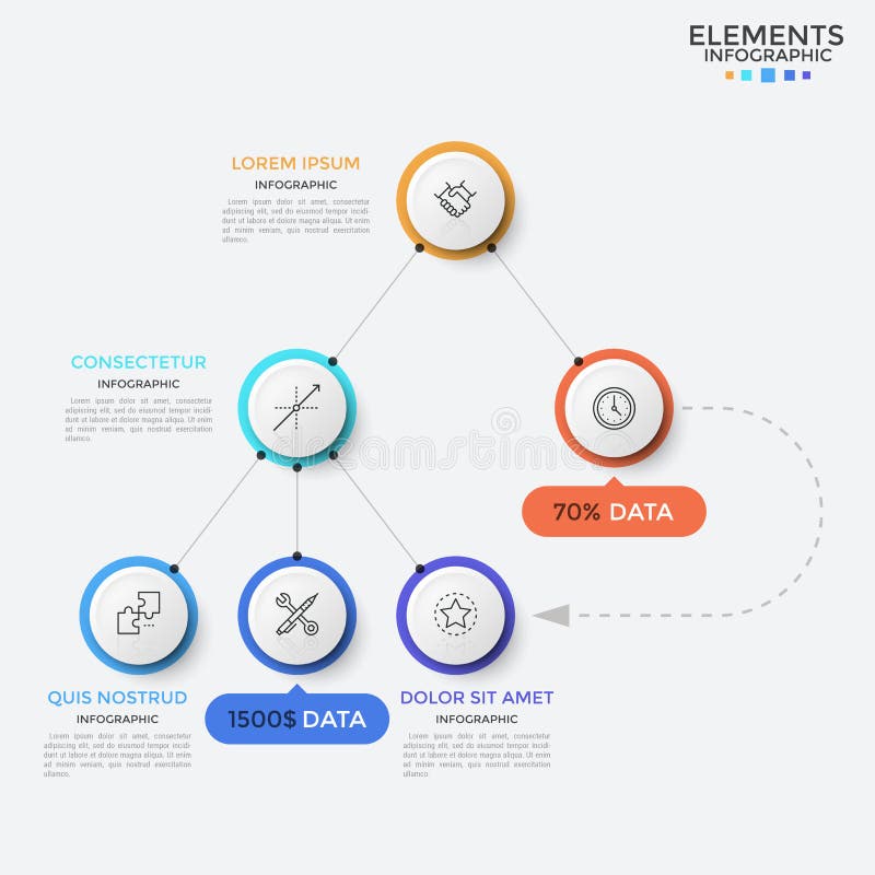 Modern Infographic Design Template Stock Vector - Illustration of ...