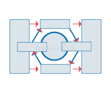 Vector Algorithm Organization Infographic Template Stock Illustrations ...